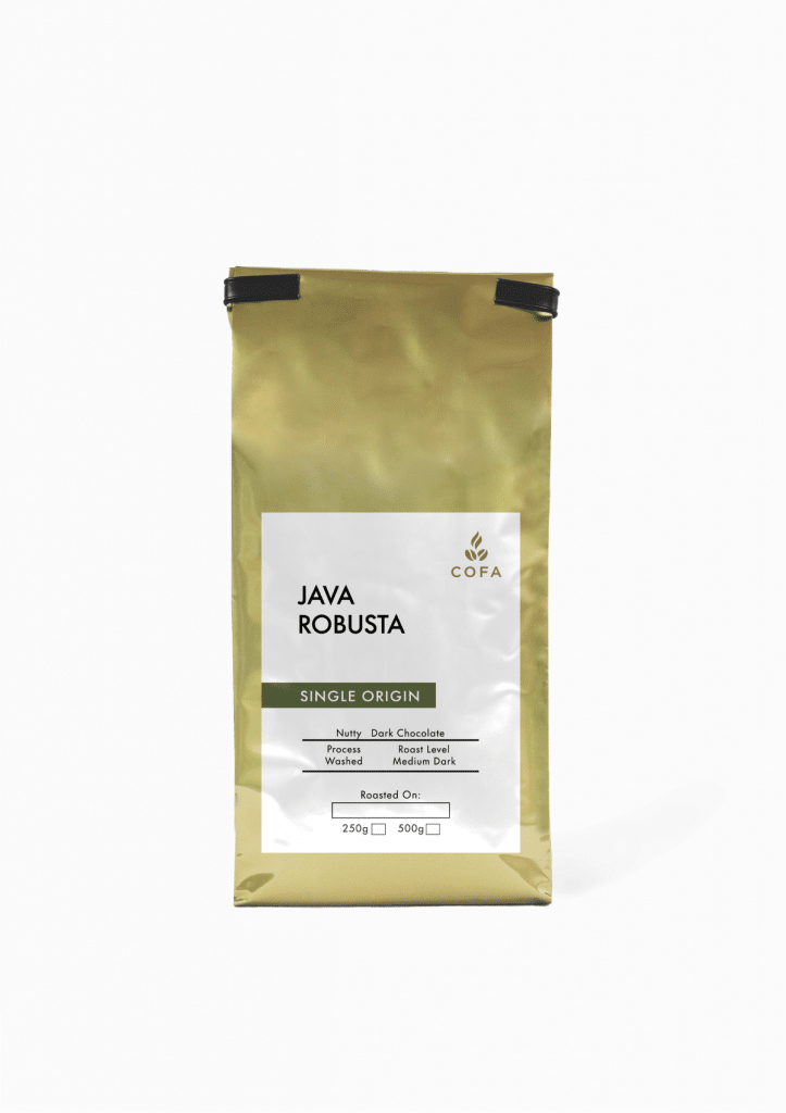 Buy Java Robusta EK Roasted Coffee Beans Online Malaysia - COFA Store